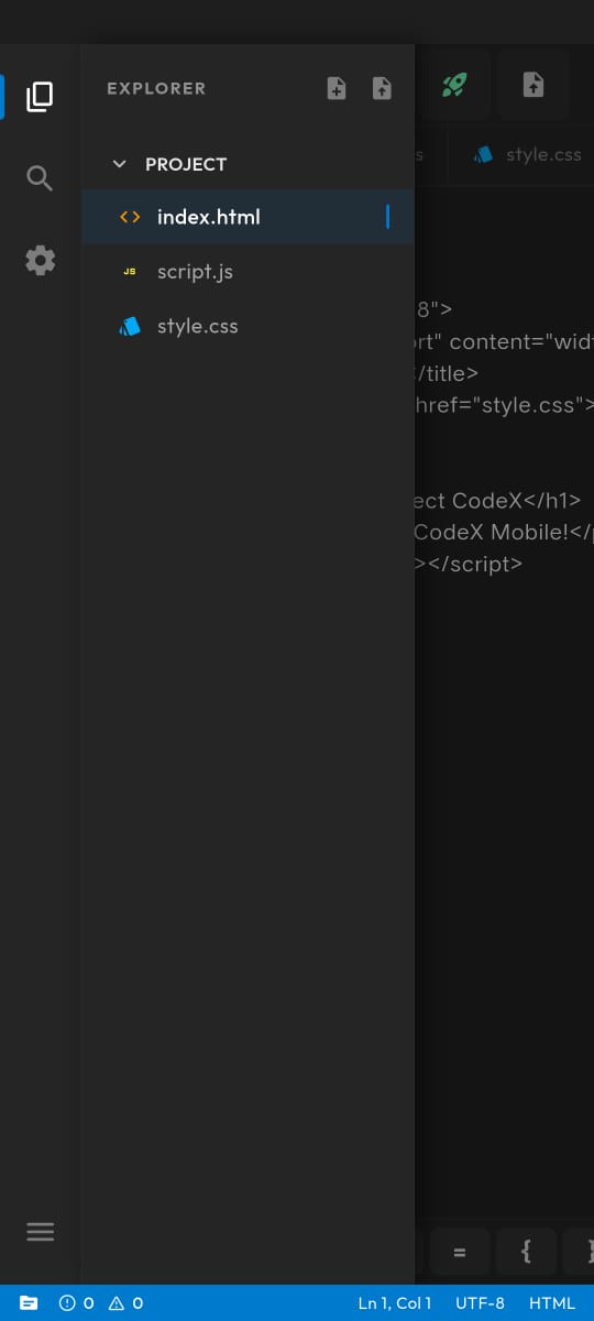 CodeX | Professional Mobile IDE & Code Editor for Android/iOS